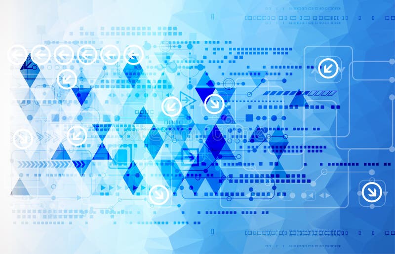 Colorful Technology Background. Stock Vector - Illustration of abstract ...