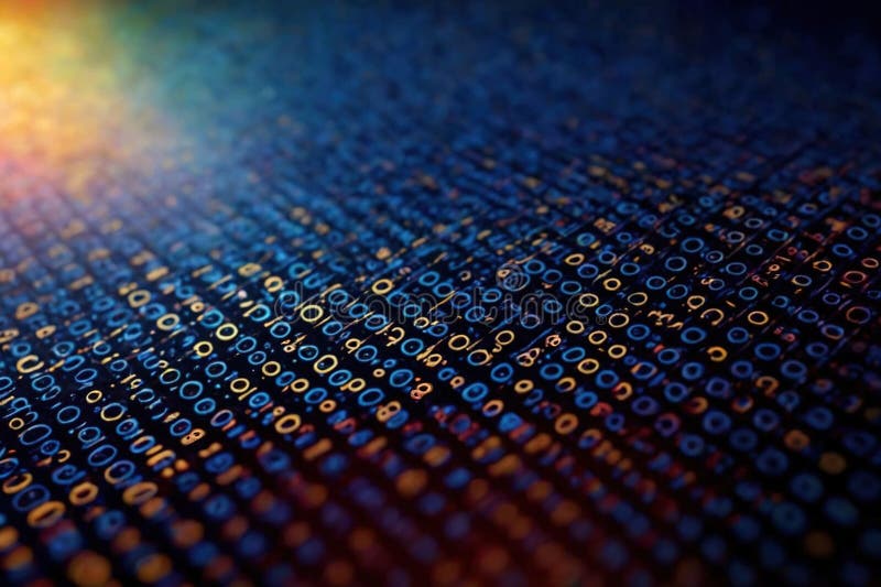 Colorful Technology Binary Matrix Code Abstract Wallpaper Patern ...