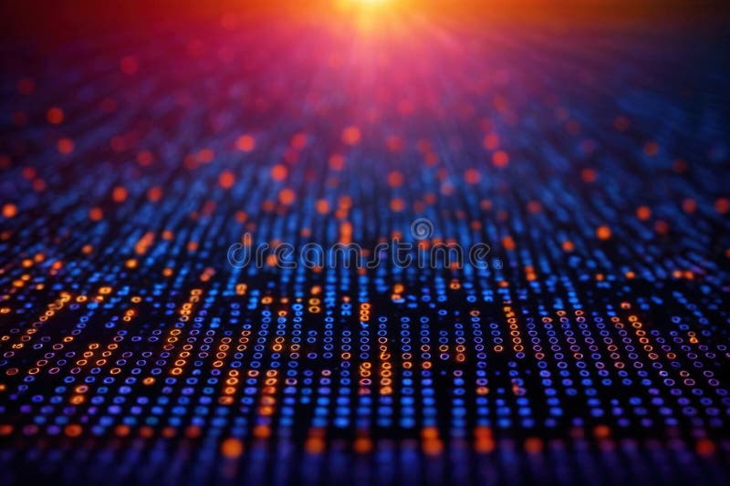 Colorful Technology Binary Matrix Code Abstract Wallpaper Patern ...