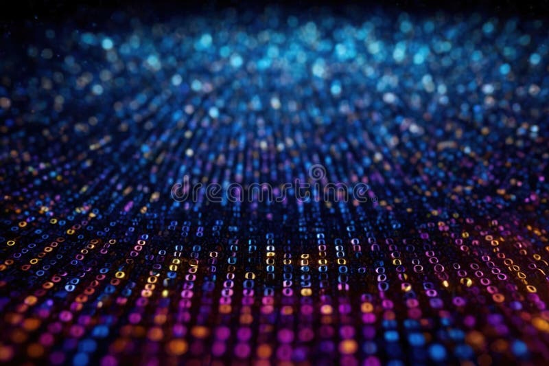 Colorful Technology Binary Matrix Code Abstract Wallpaper Patern ...