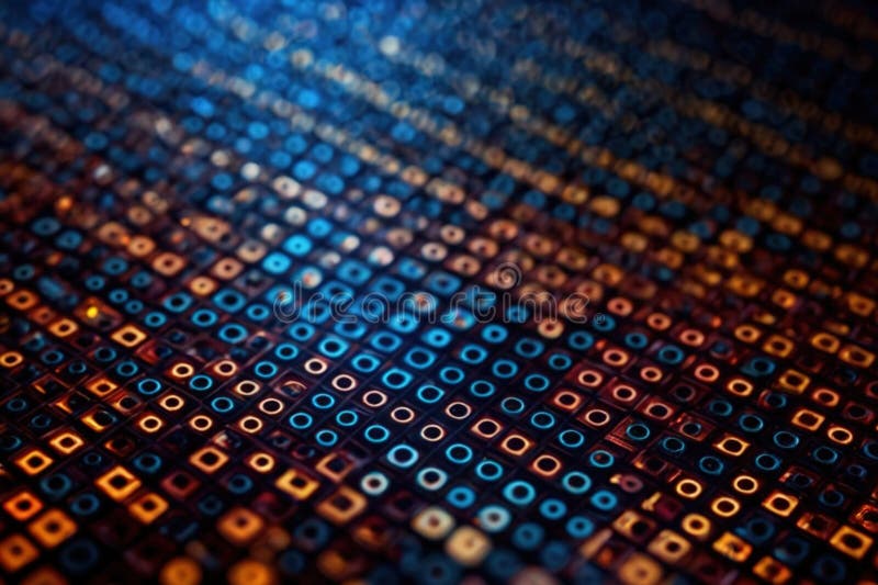 Colorful Technology Binary Matrix Code Abstract Wallpaper Patern ...