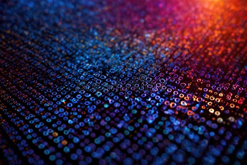 Colorful Technology Binary Matrix Code Abstract Wallpaper Patern ...