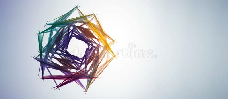 Colorful Technology Dynamic and Abstract Logo with Copy Space ...