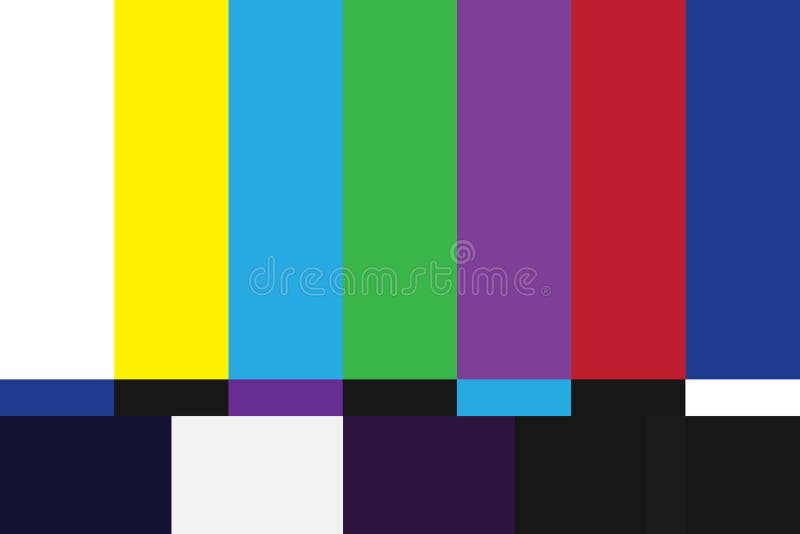 Television Test Pattern Stock Illustrations – 965 Television Test ...