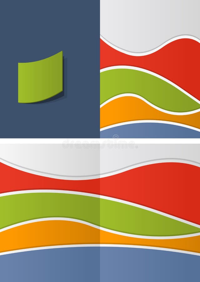 Colorful template stock vector. Illustration of design - 28047674