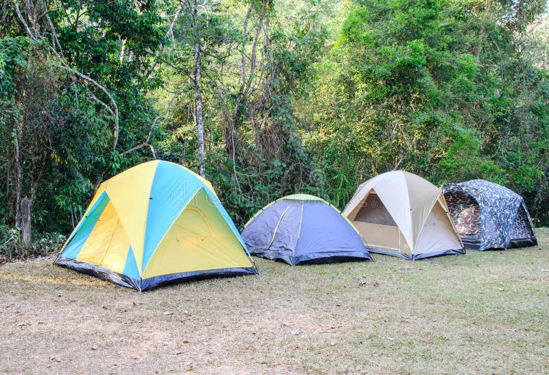 Colorful tent stock photo. Image of backpacking, equipment - 28698450