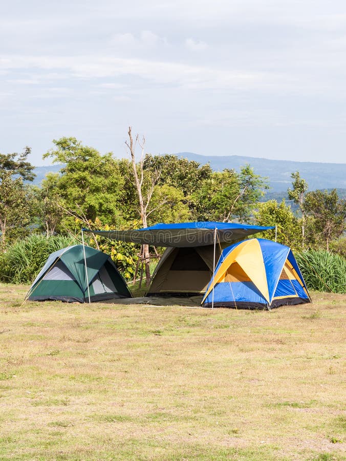 Colorful tent stock image. Image of holiday, meadow, outdoor - 36022131