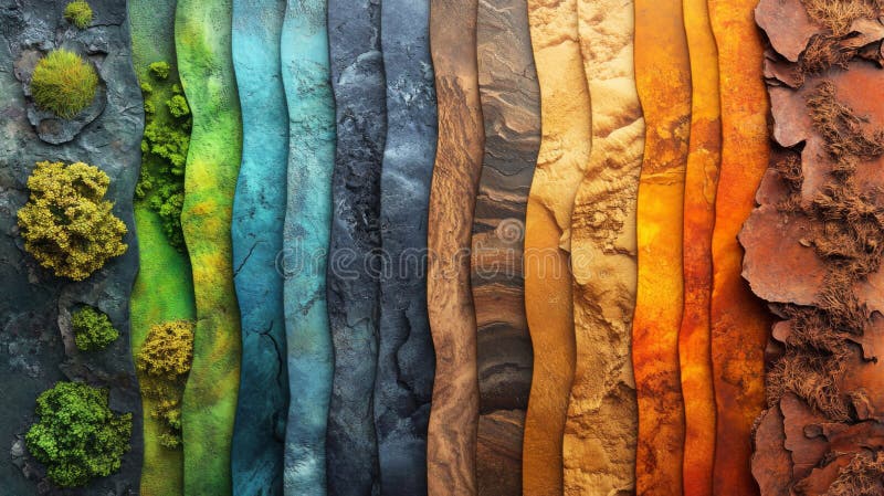 Colorful Terrain Textures Gradient Background Stock Illustration ...