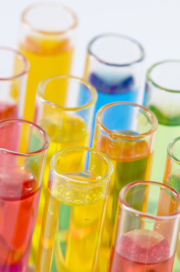 Colorful Test Tubes Close-up Stock Image - Image of analysis, test: 9959625