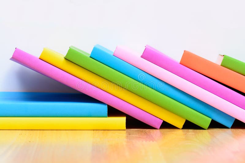 Colorful text book stock image. Image of collection, objects - 38650905