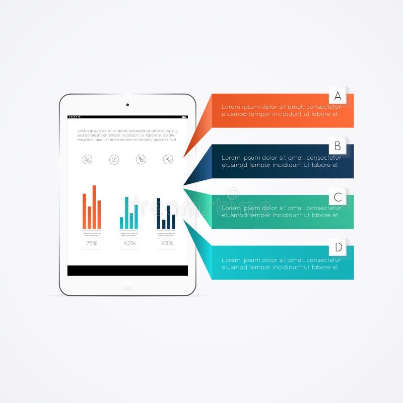 Wallpaper And Infographics Collection Business Infographic Background