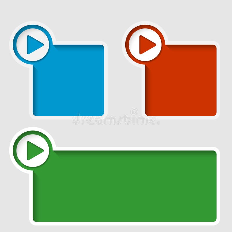 Colorful text frame stock vector. Illustration of message - 34476581