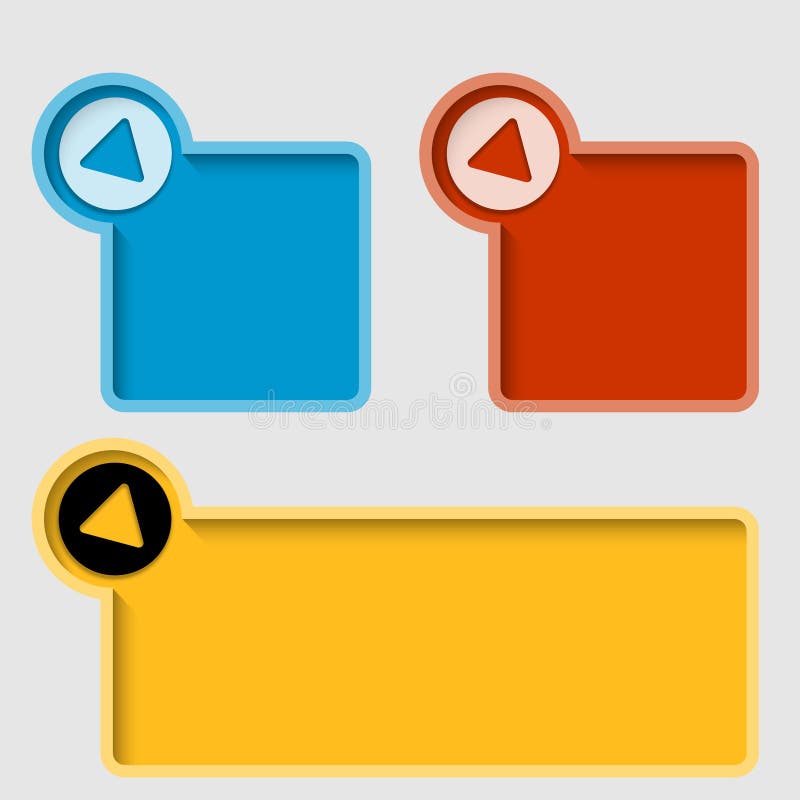 Colorful text frames stock vector. Illustration of shopping - 34591558