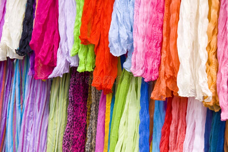 Colorful textile stock photo. Image of rainbow, fashion - 14366012