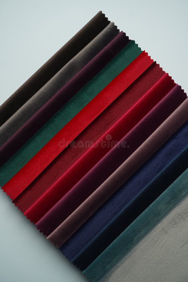 Colorful Textile Samples. Fabric Texture Background Stock Image - Image ...
