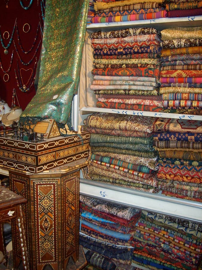 Colorful textiles stock photo. Image of souq, market - 24627686