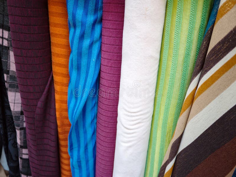 Colorful textiles stock photo. Image of selective, textiles - 82343566
