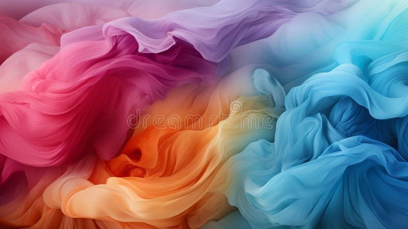 Colorful Textiles, Vibrant and Diverse Materials. Stock Image - Image ...