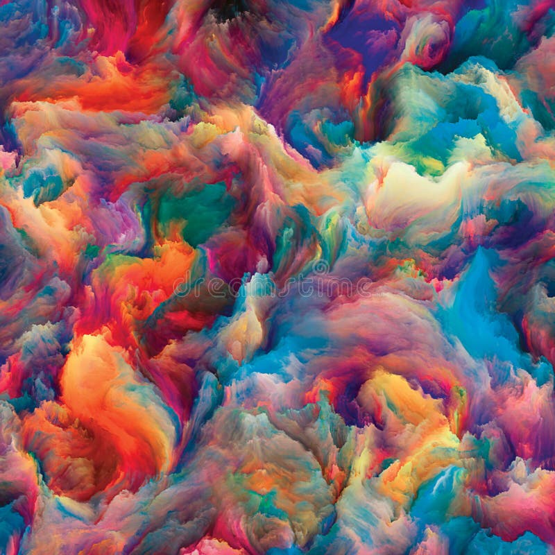 Colorful Texture Paint stock illustration. Illustration of multicolored ...