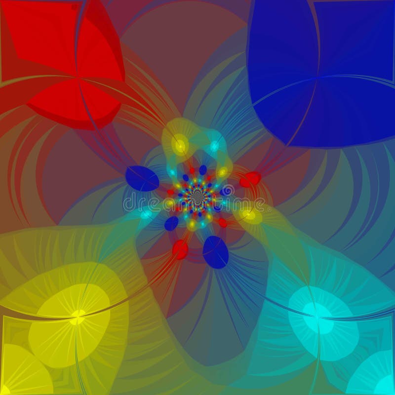 Colorful Textured Abstract Background. Shapes and Blurs Stock ...