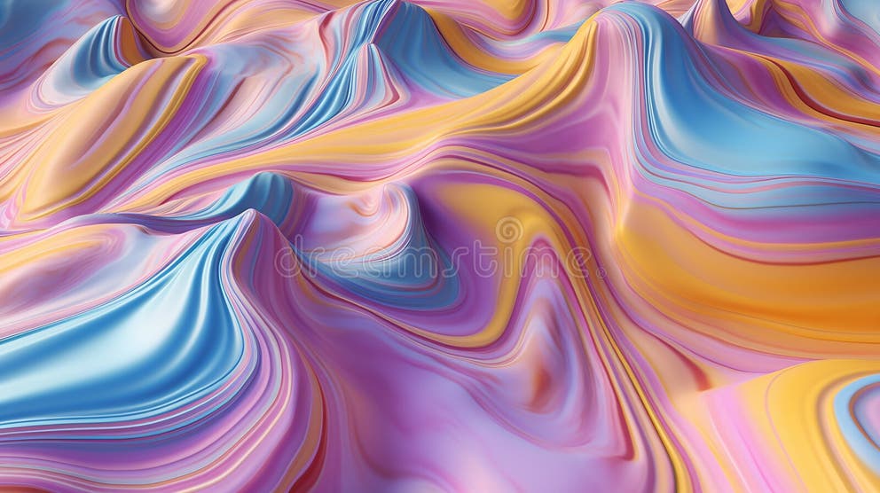 Textured Background Image in Colorful Scene in Random Wave and Ripple ...