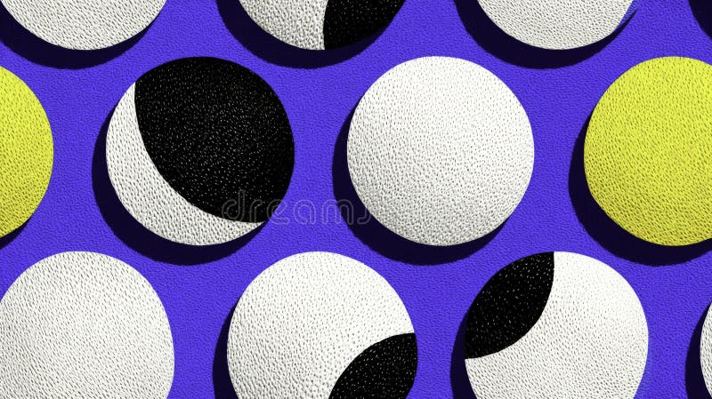 Colorful Textured Balls Arranged on a Blue Surface Showcasing Playful ...