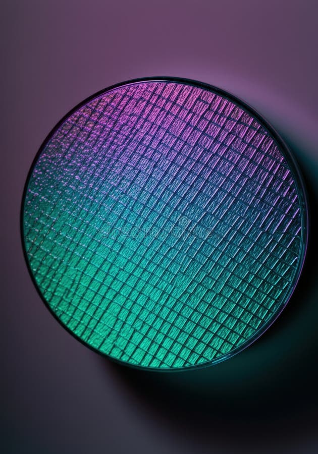 Colorful Textured Circular Surface with Vibrant Gradient Hues Stock ...