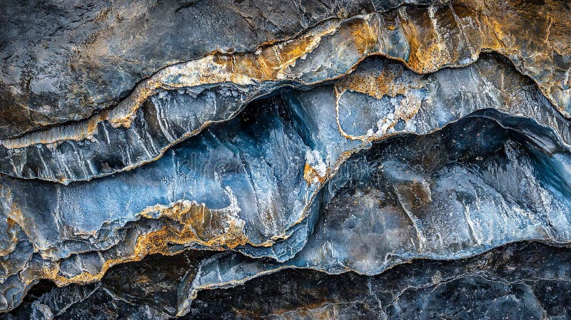 Colorful Textured Rock Layers with Wavy Patterns and a Rough Surface ...
