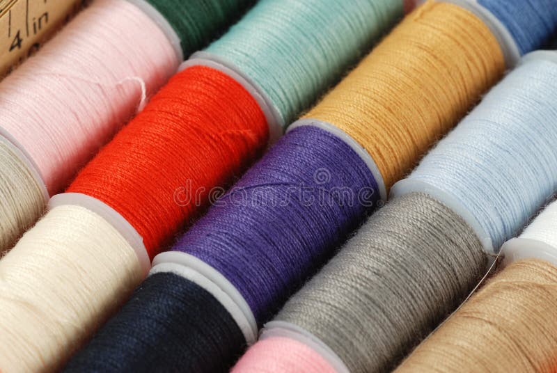 Colorful threads stock image. Image of design, thread - 11917627