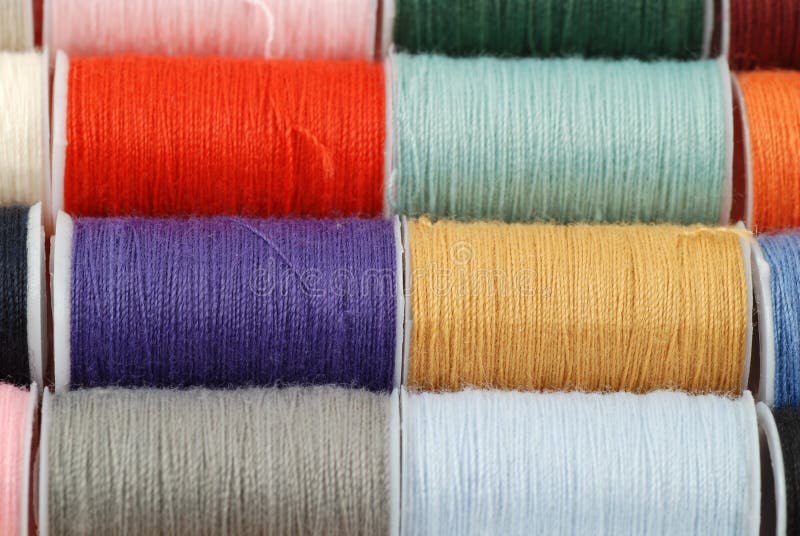 Colorful threads stock photo. Image of design, crochet - 16240204