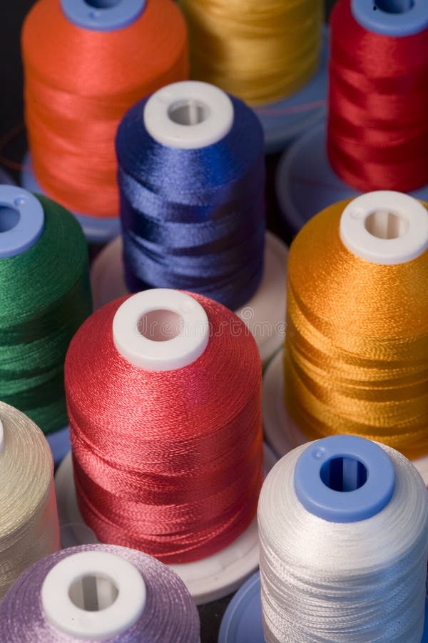 Sewing thread stock image. Image of textures, spool, textile - 20403531