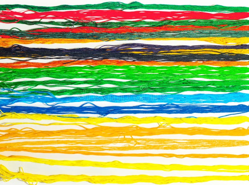Colorful threads stock image. Image of closeup, colored - 119942307