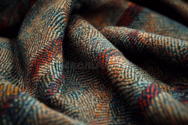 Colorful Threads Intertwining in a Beautiful Fabric Tapestry of Life ...