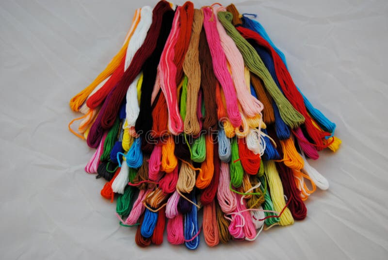 Colorful threads stock photo. Image of patching, heap - 39706230