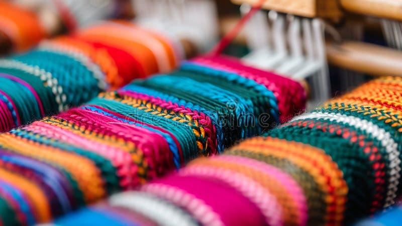 Colorful Threads and Textiles Showcasing Artistry and Craftsmanship ...