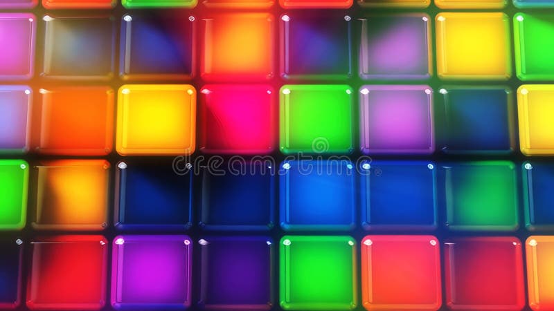 Colorful Three Dimensional Cube Background Texture with Lightbeams ...