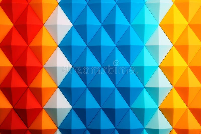 Colorful Three Dimensional Pyramid Background Texture Stock ...