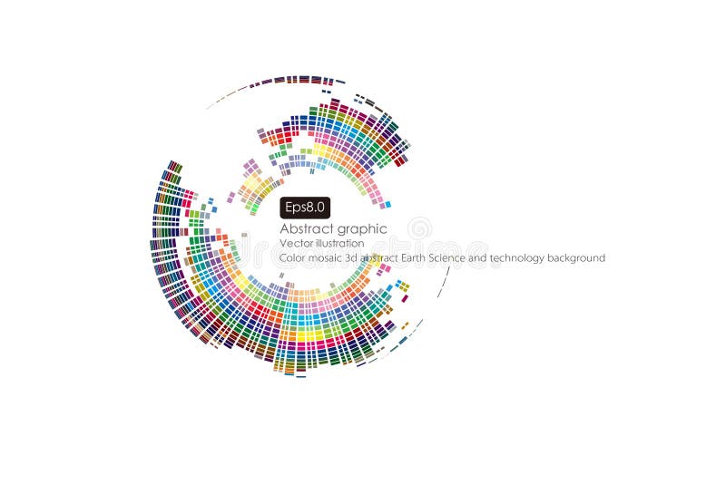 Colorful Three-dimensional Spherical Map of the World, Abstract Vector ...