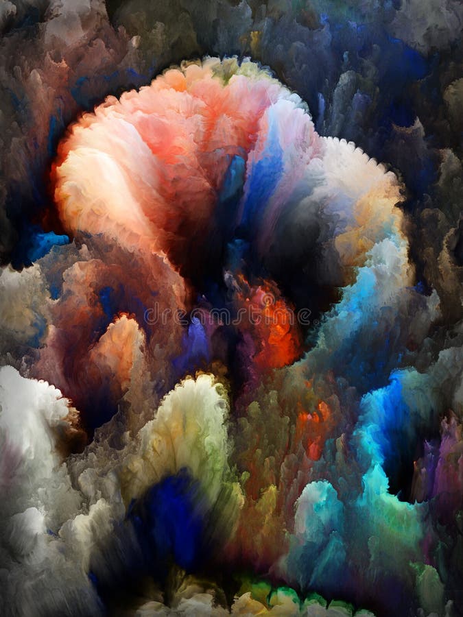 Colorful Three Dimensional Textures Stock Illustration - Illustration ...