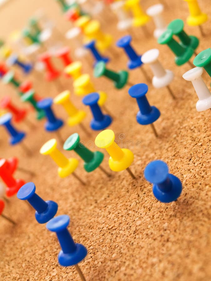 Colorful thumbtacks stock image. Image of thumbtack, stick - 32298209