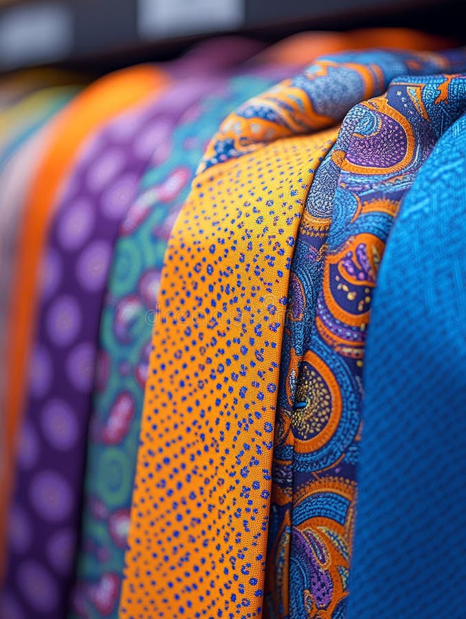 Colorful Ties Various Patterns Display Store Stock Photos - Free ...