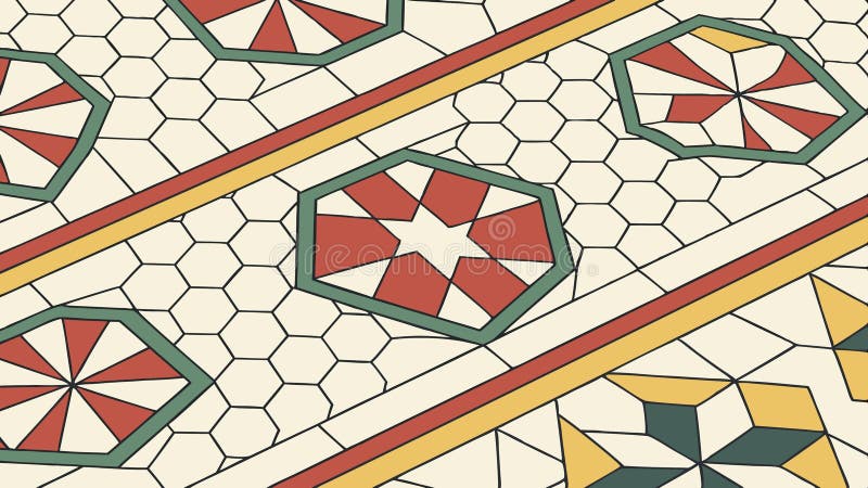 Colorful Tile Pattern Design, Decorative and Geometric Surface Texture ...