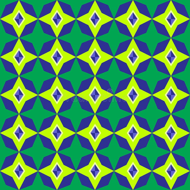 Colorful Tile Seamless Geometric Background Pattern Stock Vector ...