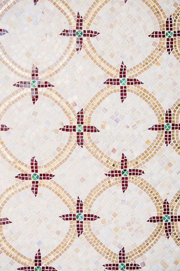 Colorful Tiles Decorating a Wall Stock Photo - Image of frame, checks ...