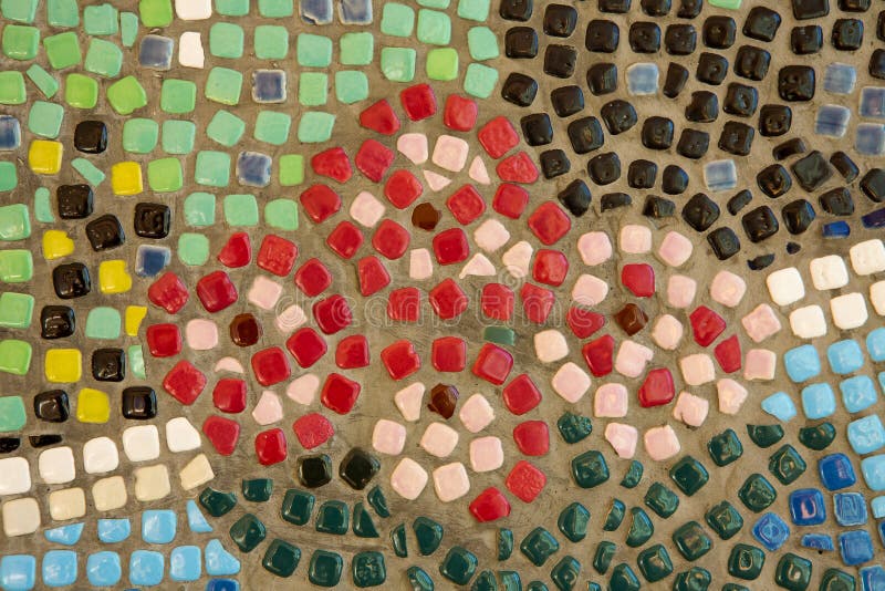 Colorful Tiles with Patterns Stock Image - Image of architecture, stone ...
