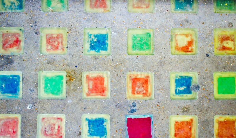 Colorful tiles stock photo. Image of concrete, grungy - 62410296