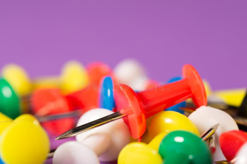 Group of different pins stock photo. Image of board - 255793546