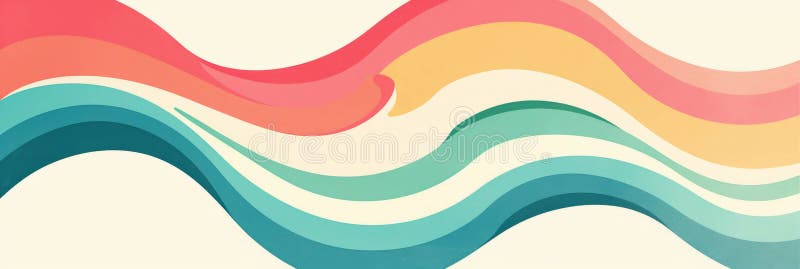 Colorful Tiny Rainbows with Gentle Arcs Create a Charming Background ...