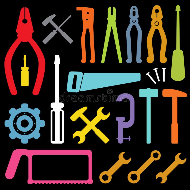 Collection of tool vector stock vector. Illustration of repair - 4716081