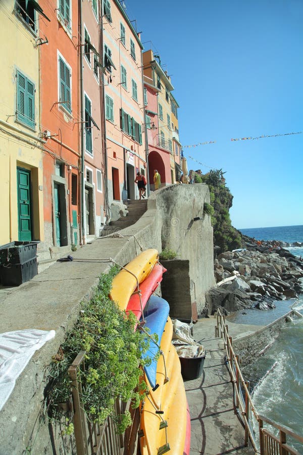 Colorful town stock photo. Image of liguria, dock, fishing - 28193014